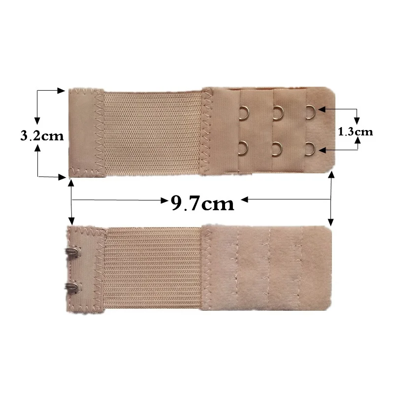 Extensor de sujetador para mujer, 3 filas, 2 ganchos, elástico ...