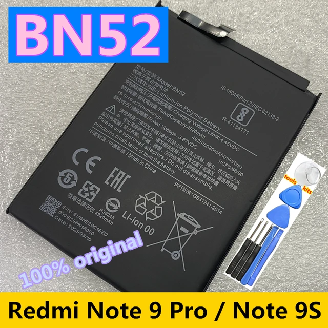 Batería Original BN57 BN61 BN53 BN62 BN63 BN5G para Xiaomi Redmi Note 9 ...