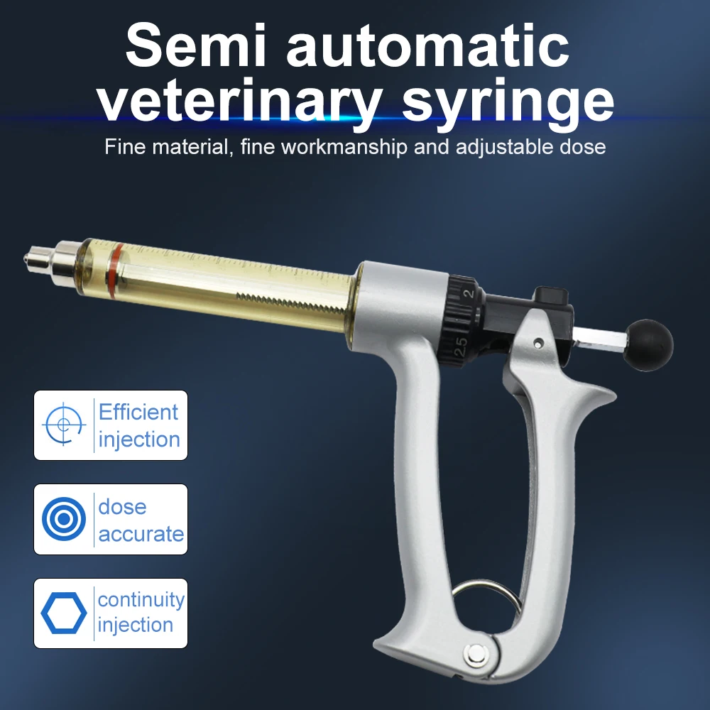 Animal-Intubation-Syringe-Automatic-2ml5ml-Vaccine-Injection-Needle-For ...