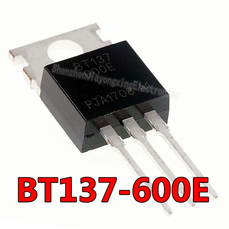 10pcs BT137-600E TO220 BT137-600 TO-220 BT137 137-600 137-600E Triacs ...