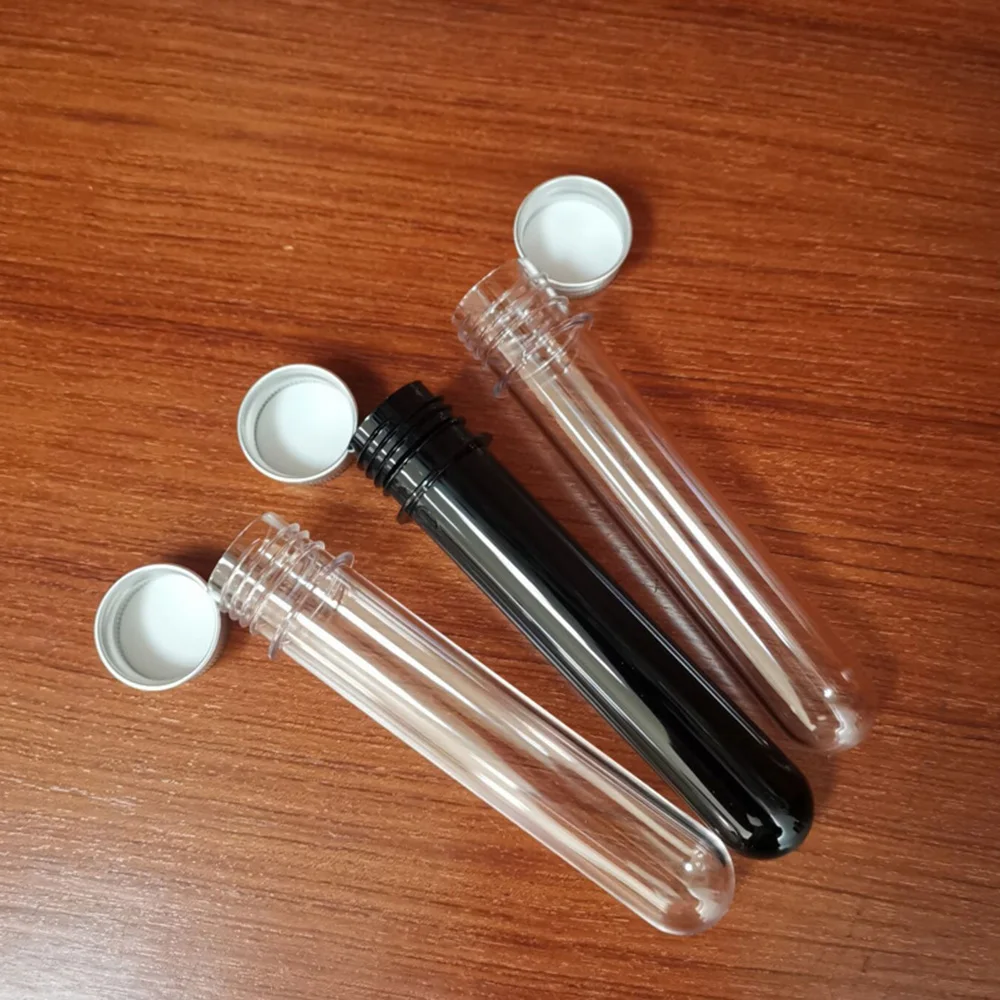 1pc-Transparent-Black-Plastic-Test-Tubes-Shape-Mini-Jar-Screw-Cap-Small ...