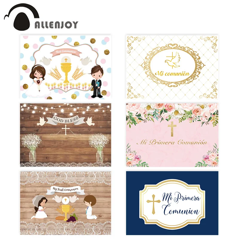 Allenjoy fondos de primera comunión para niños, fondos de suelo de ...