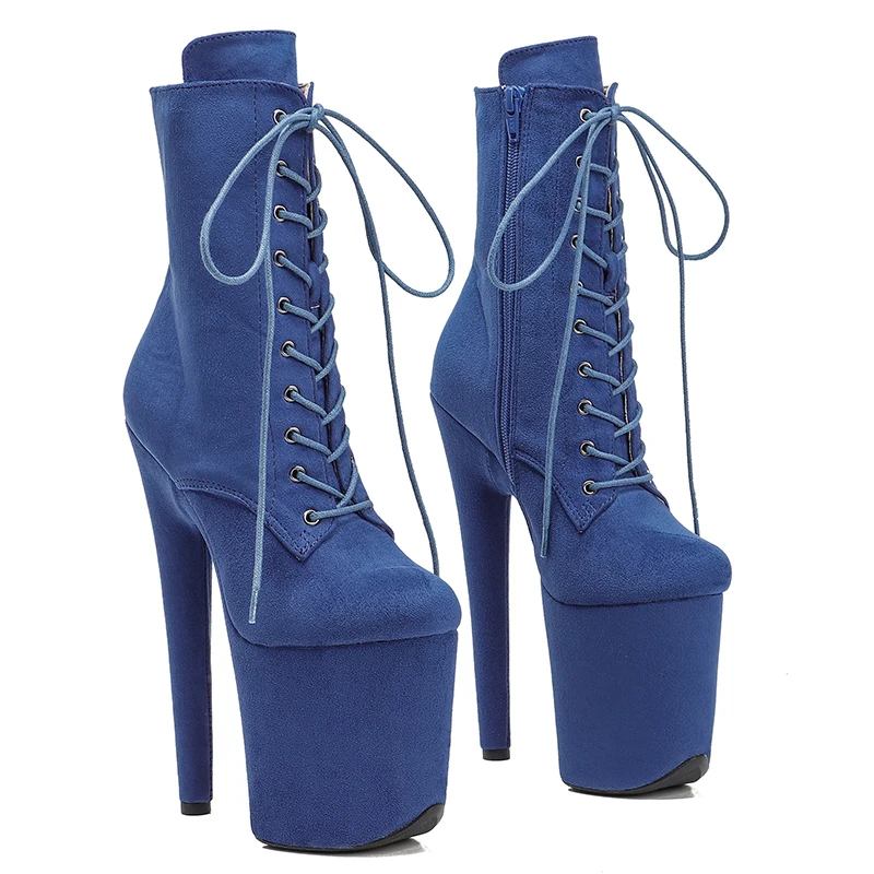 Leecabe 20cm/8inch Ankle Boots Extreme High Heels Devious Shoe Fetish ...