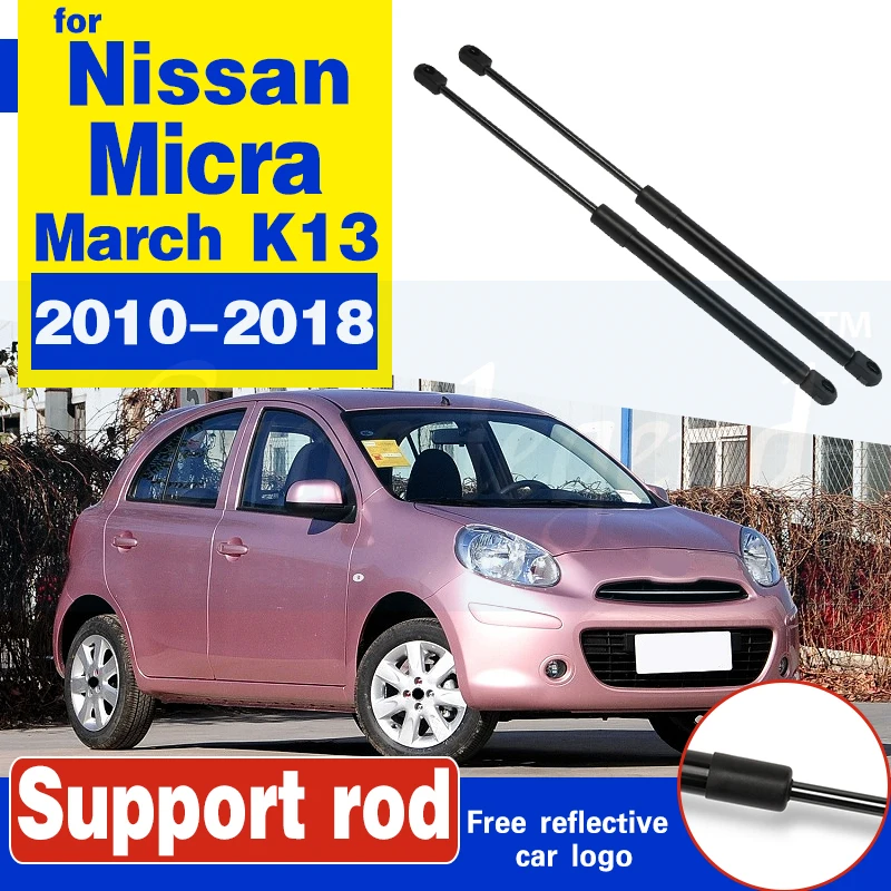 for-Nissan-Micra-K13-March-2010-2018-Front-Hood-Bonnet-Modify-Gas ...