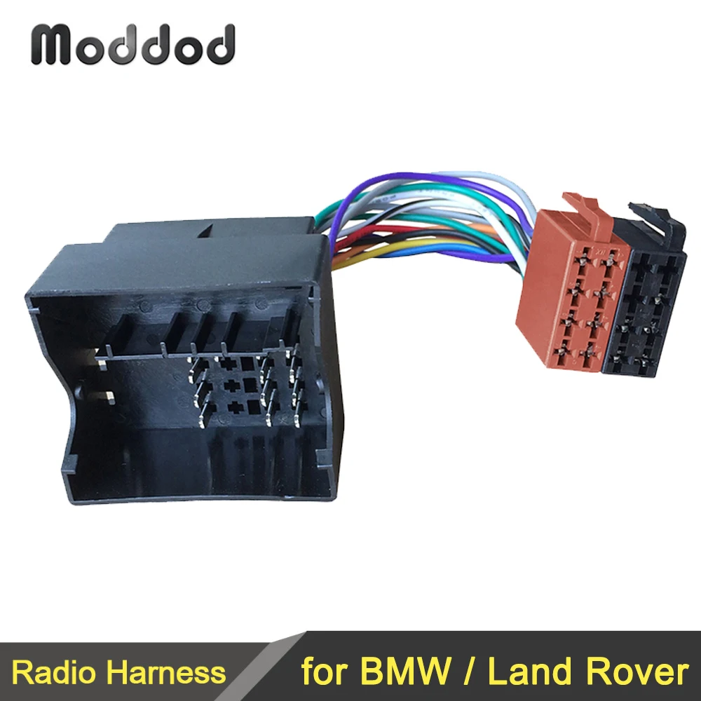 Iso Wiring Harness Radio Cable Adaptor For Bmw Land Rover Connector ...