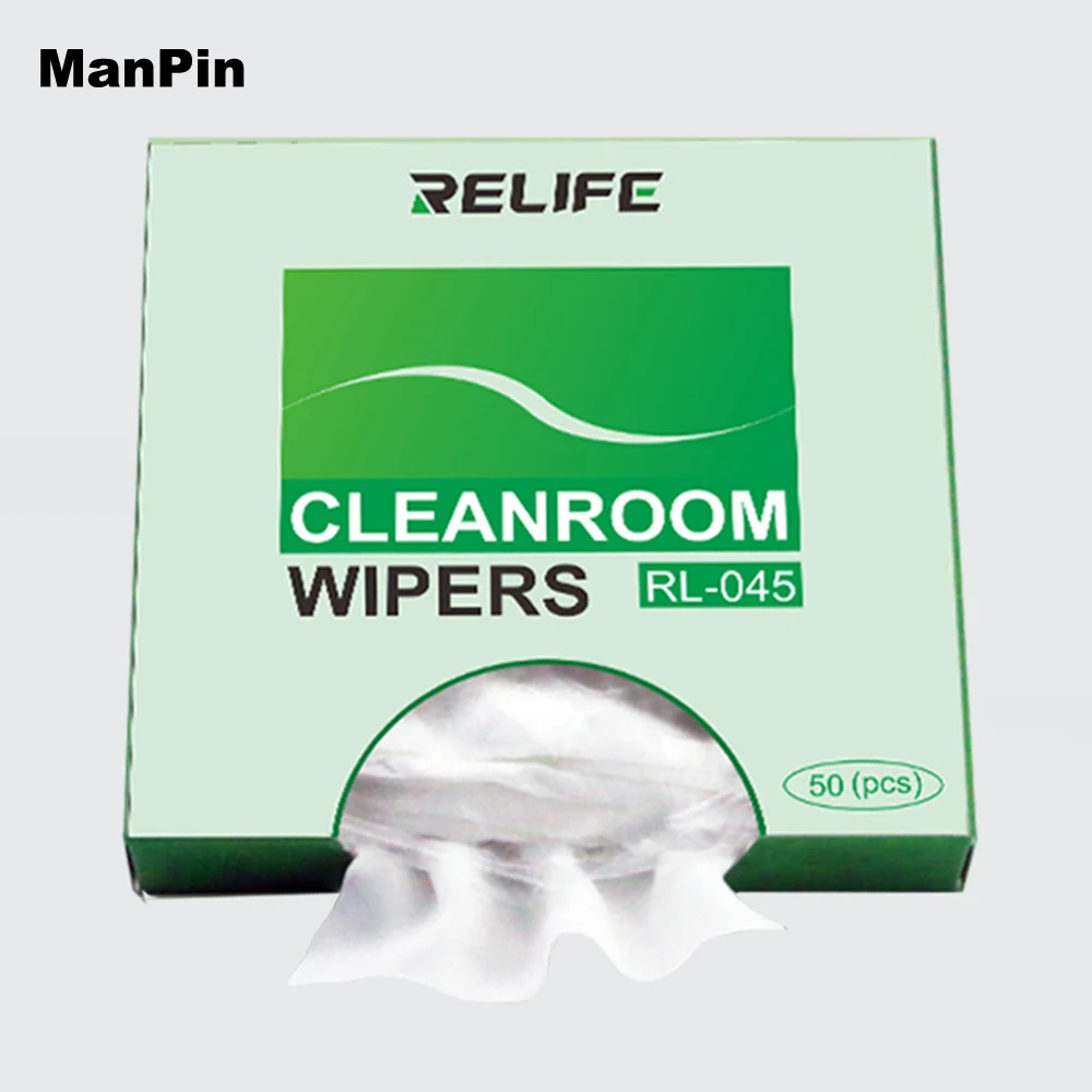 50pcs-Box-Electronics-Cleaning-Cloth-Anti-Static-Wipers-LCD-Display ...