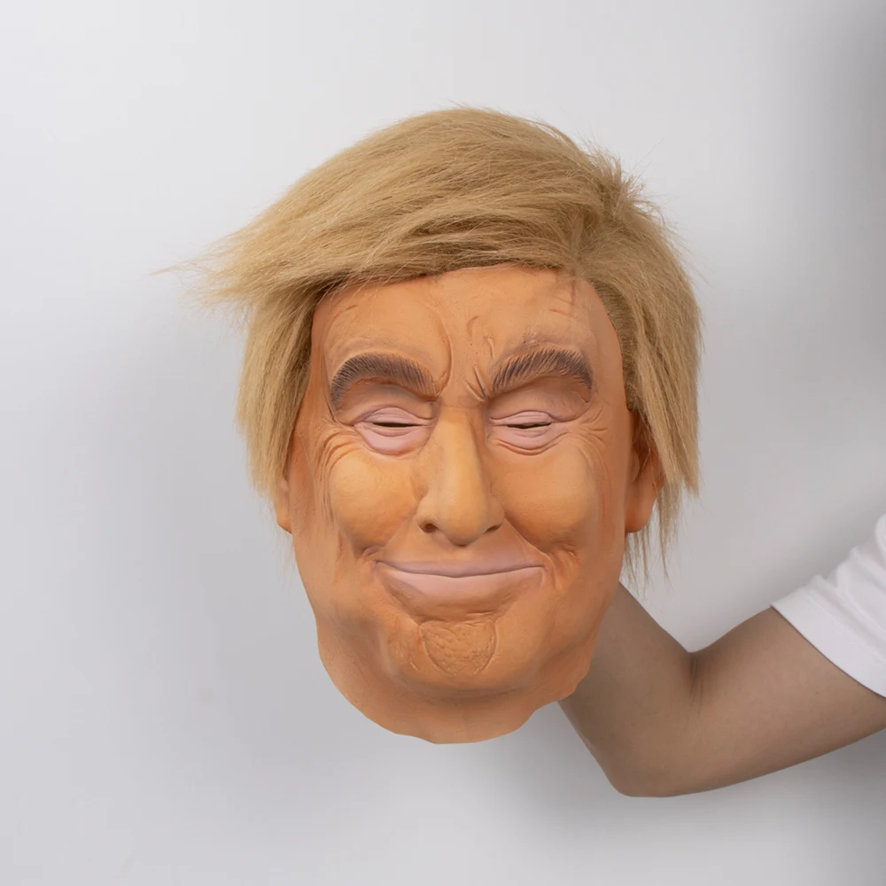 Realistic Donald Trump Mask Cosplay America President USA Celebrity ...