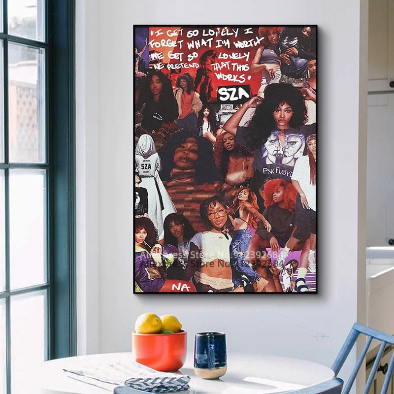 Drawing & Illustration Sza Album Cover POster Art & Collectibles ...