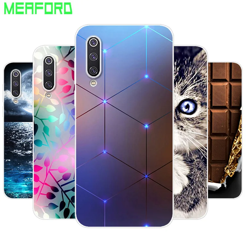 For Xiaomi Mi A3 Case miA3 Phone Cover Soft Silicone Printing Back Case ...