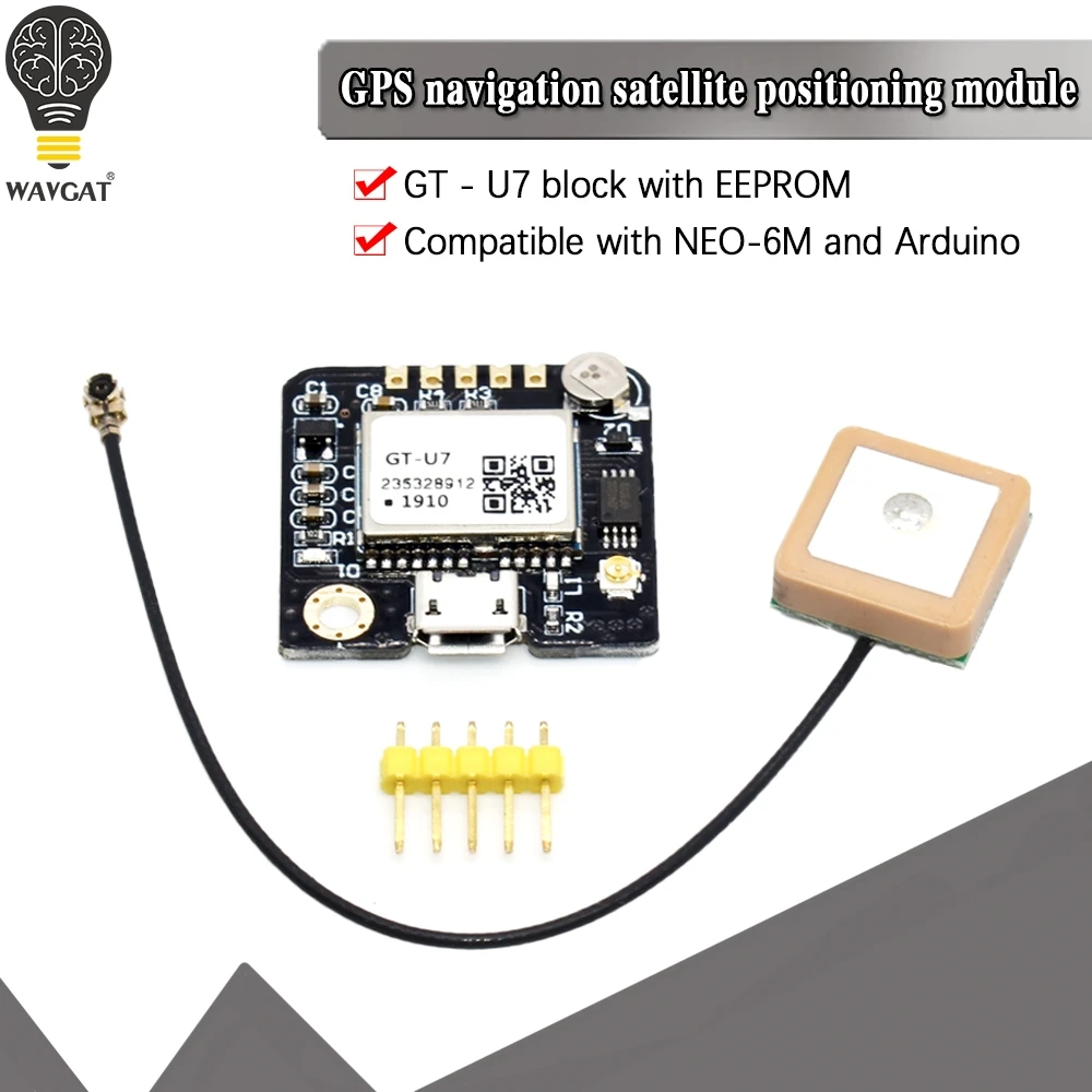 Gt-u7 Gps Module Navigation Satellite Positioning Compatible Neo-6m 51 ...