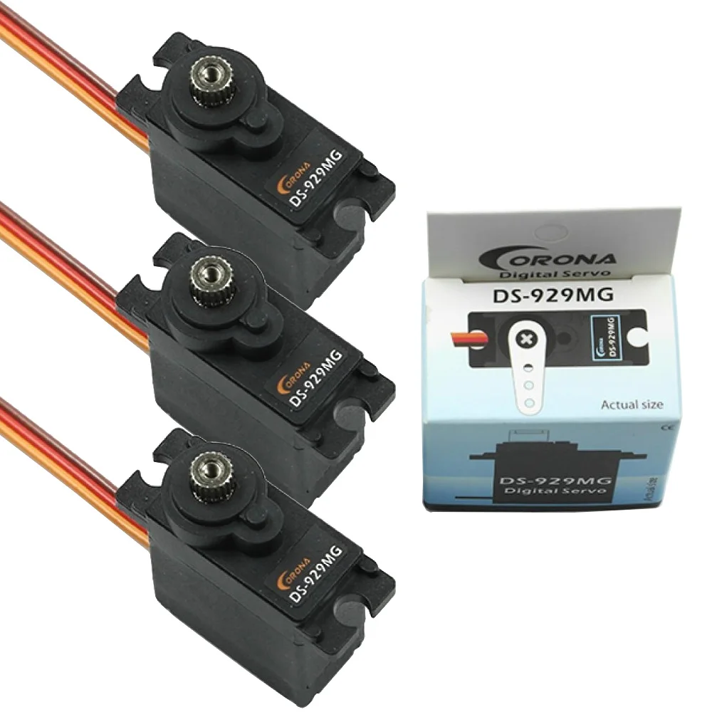 RC Corona DS-929MG DS929MG 4.8-6.0V 12.5g Metal Gear Digital Servo For ...