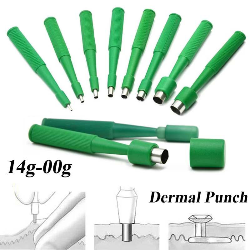 1 Pcs Sekali Pakai Profesional Biopsi Kulit Puncher untuk Kulit Alat ...