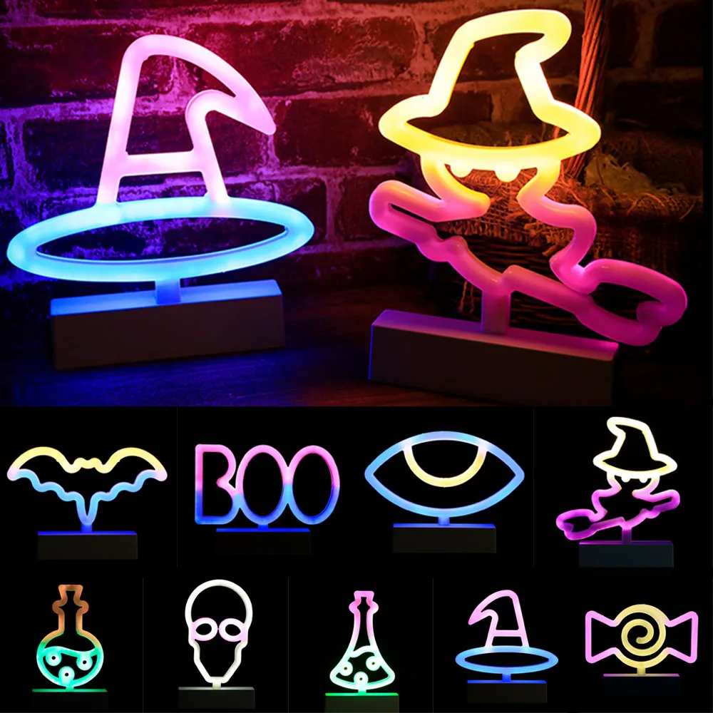 Neon Halloween Decorations | Halloween Neon Lights | Halloween Neon ...