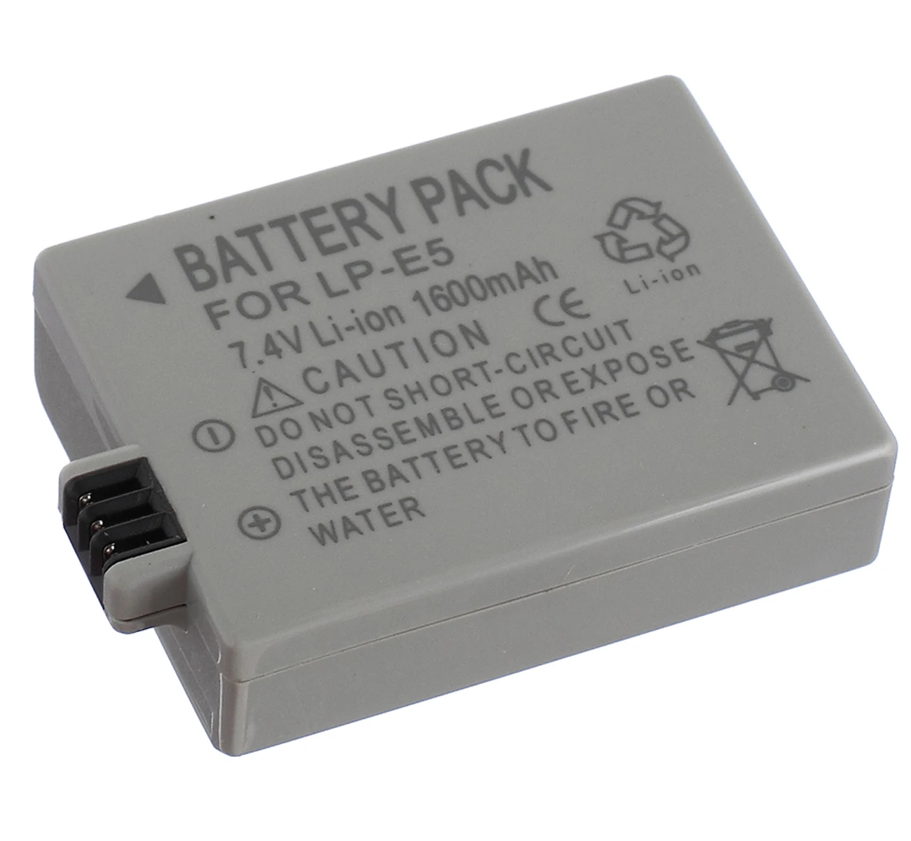 Battery Pack For Canon LP E5, LPE5 Lithium Ion Rechargeable and EOS ...
