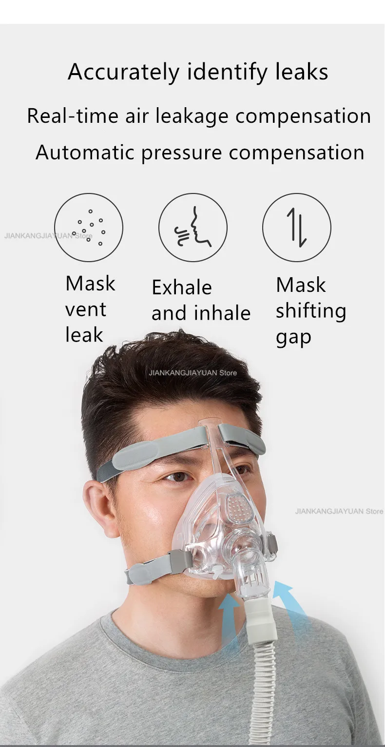 Yuwell YH-820 Cpap Machine Bi-level Sleep Apnea Machine Auto Cpap Medical Breathing Apparatus ...