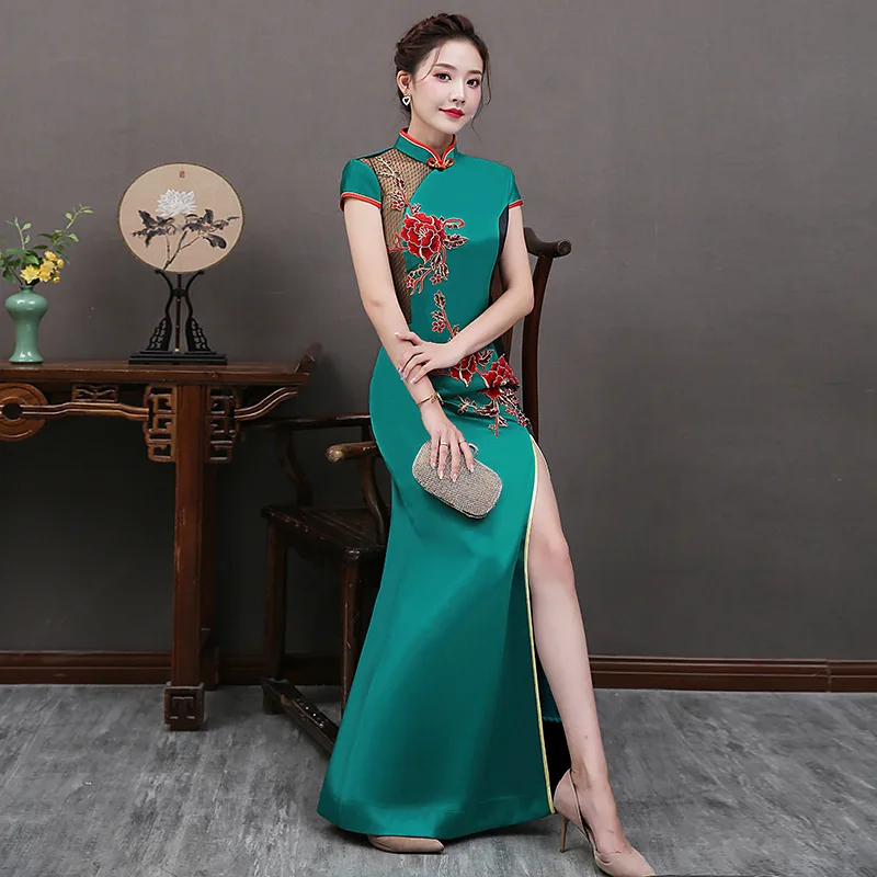 Green Chinese Dresses