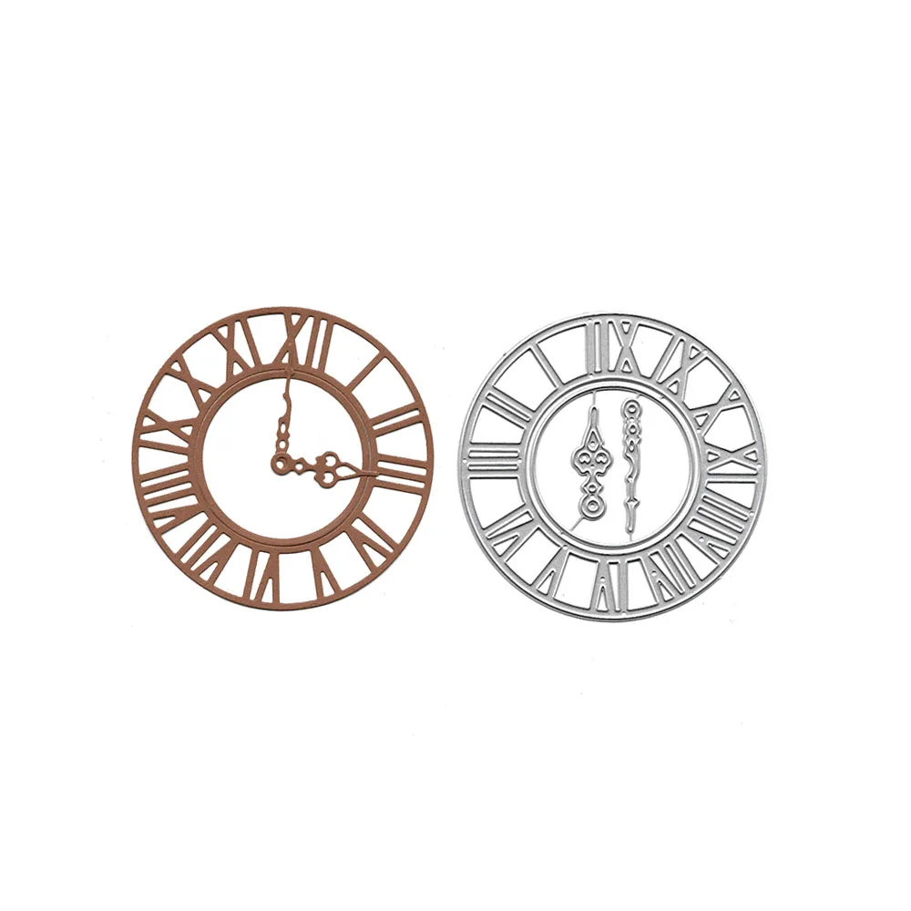 Clock Metal Cutting Dies Scrapbooking Embossing Folders for Card Making ...