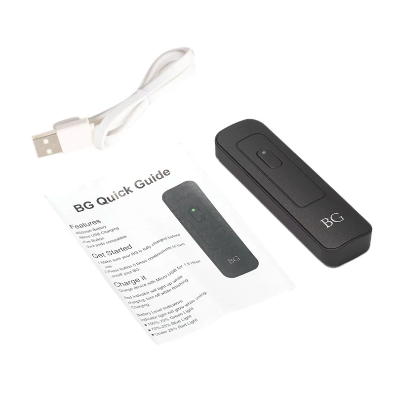 Coil Father Bg Pod Starter Kit Style Vape Pen Kit with 650Mah Built-In ...