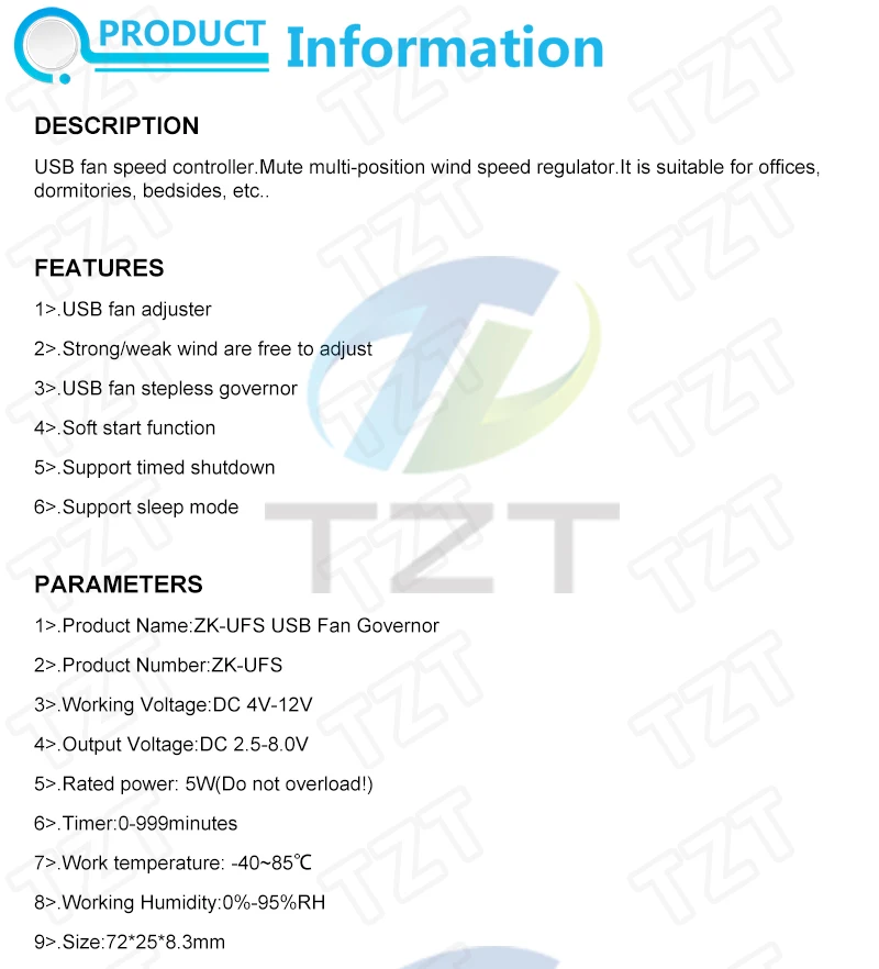 TZT 1/3 шт. 5 В 5 Вт USB вентилятор регулятор таймер светодиодный ...