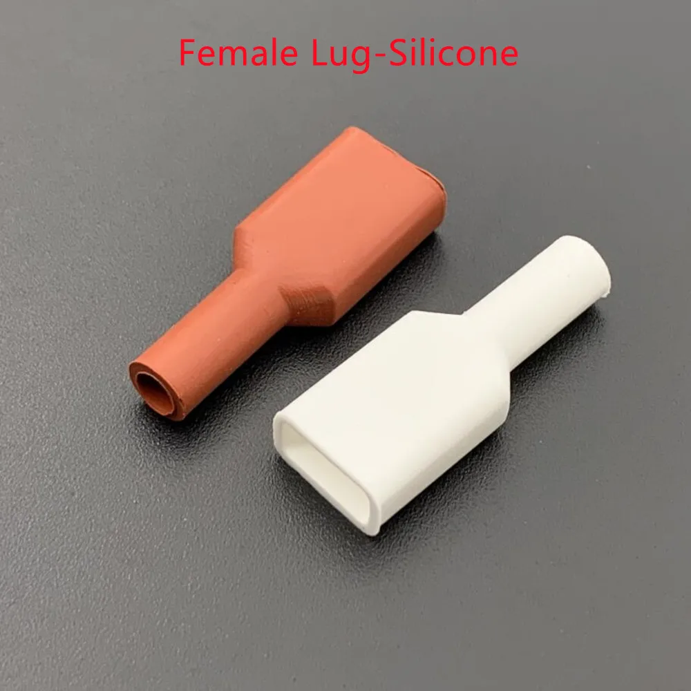 500PCS-1LOT-Female-Lug-Cover-Insulation-Terminal-Sleeve-Nylon-Silicone ...