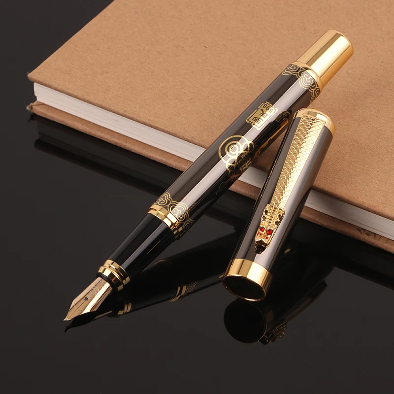 High-Quality-Metal-Luxury-Fountain-Pen-Box-Business-Writing-Signing ...