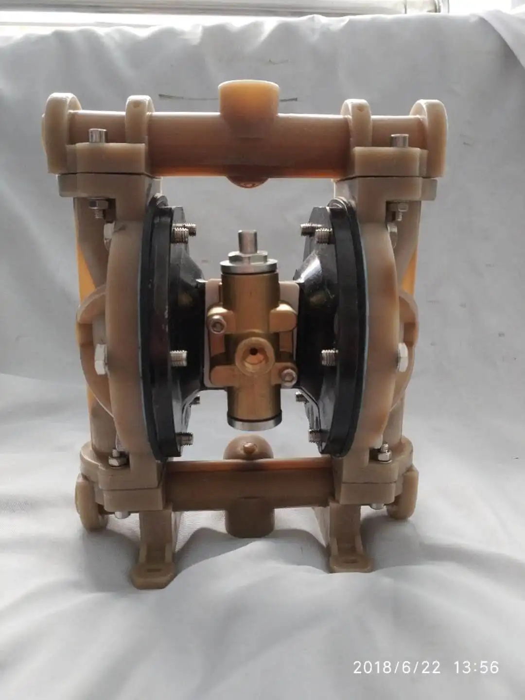 All-PTFE-fluorine-plastic-high-temperature-corrosion-QBY-pneumatic-diaphragm-pump-QBY-15-QBY-25 ...