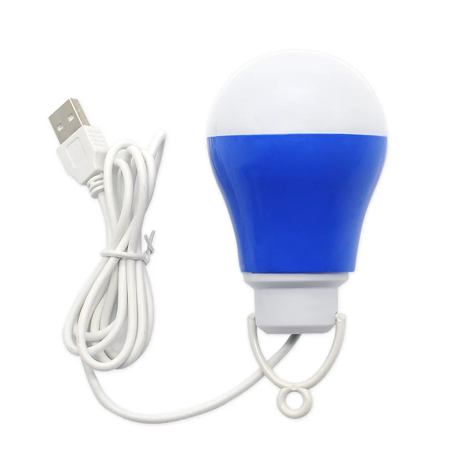 USB portable LED bulb DC 5V 5W white light LED bulb light LED spotlight ...