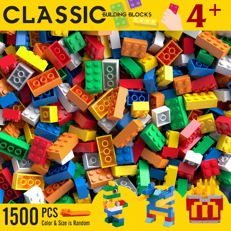 Building Blocks City Classic Brand Creative Bricks Bulk Model Figures ...