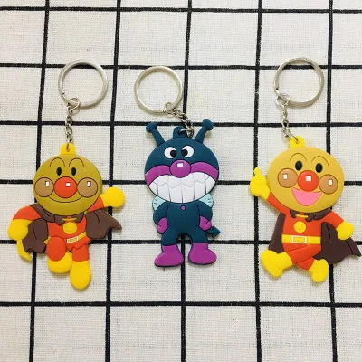 Anpanman Fashion Anime Toy Figures Keychain Cartoon Keyholder Birthday ...