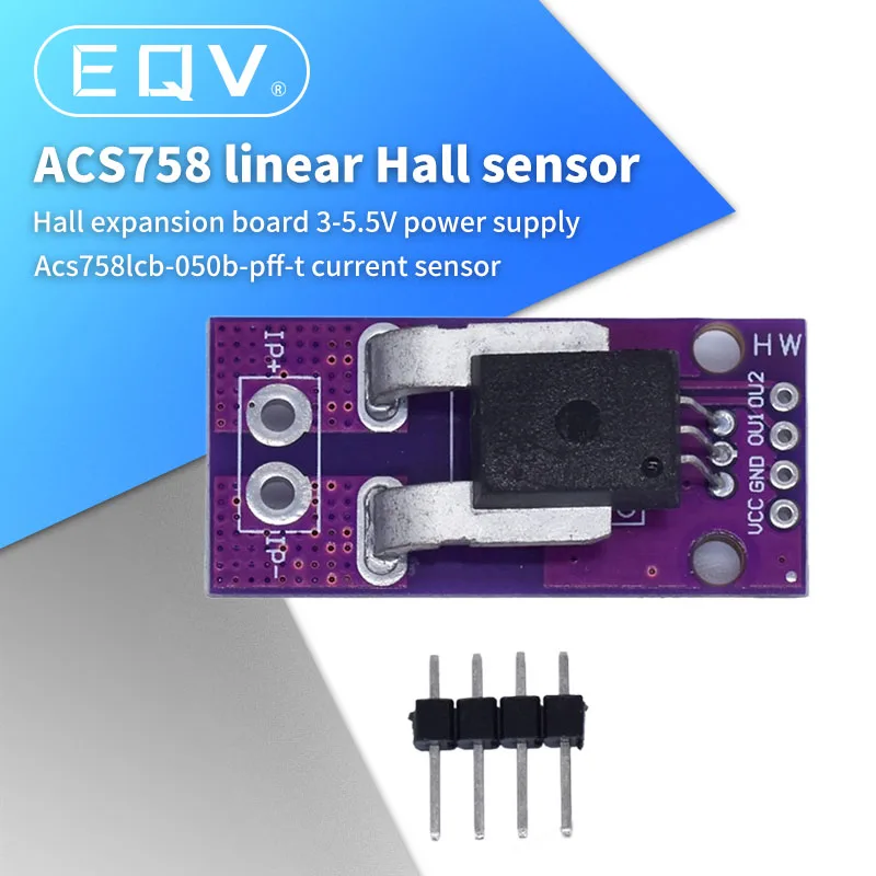 Official Acs758lcb Acs758lcb-050b-pff-t Hall Current Sensor Current ...