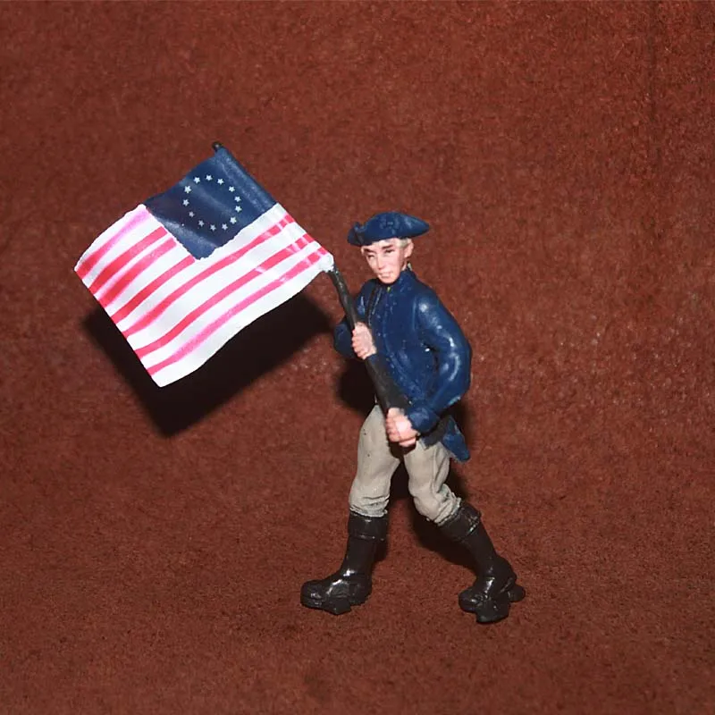 Flag Man Figure