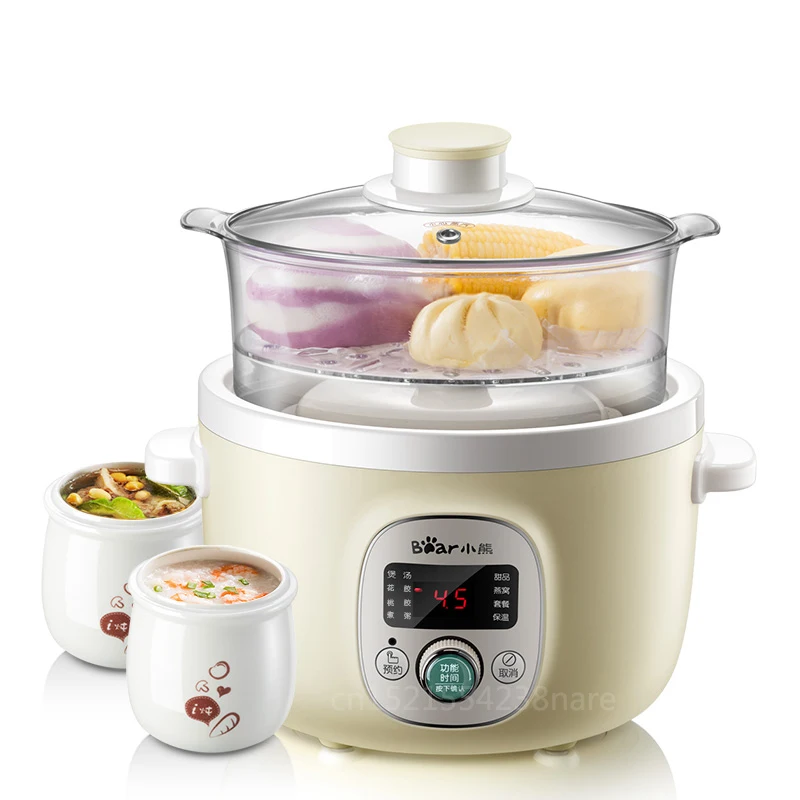 200V Electric Ceramic Slow Cookers Porridge Cooking Soup Stewing ...