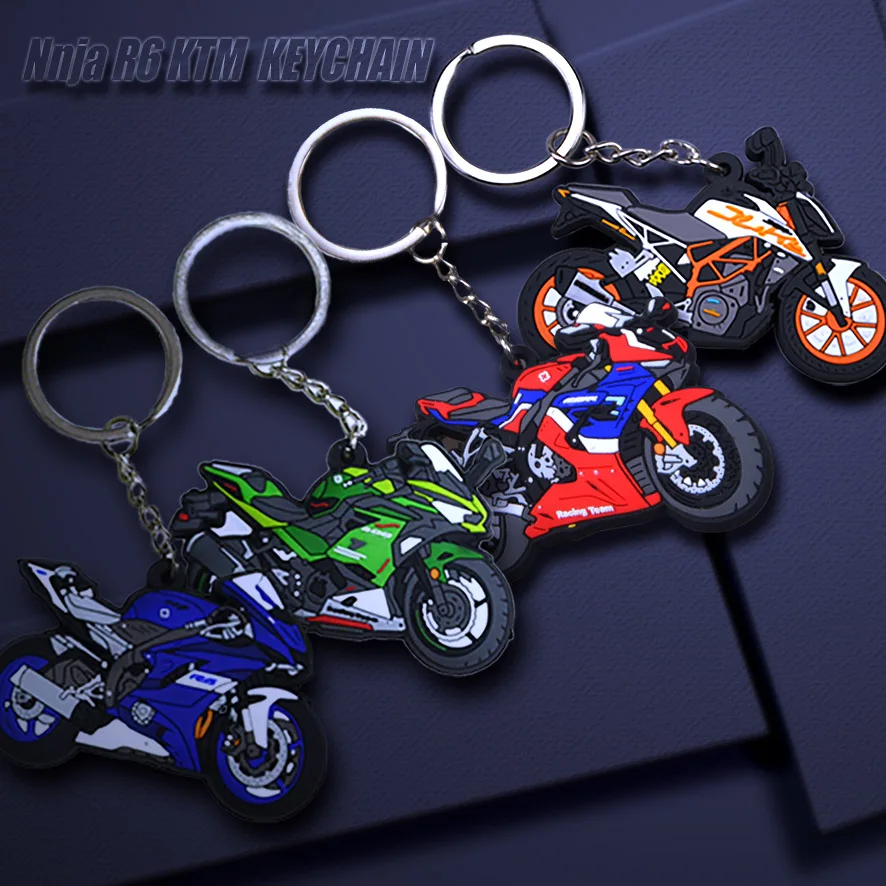 Recrist-Motorcycle-Model-SOFT-RUBBER-KEYCHAIN-KEYRING-Motorcycle ...