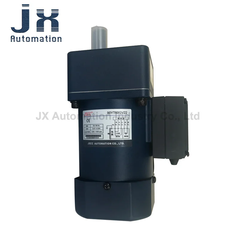 60W-JSCC-AC-Gear-Motor-90YT60GV22-90GF5H-220V-Single-phase-Micro-Speed ...