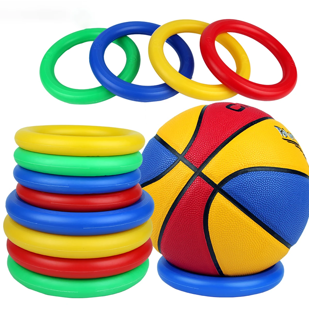 2pcs Support Basketball Ball Support Base Bracket Football Soccer ...