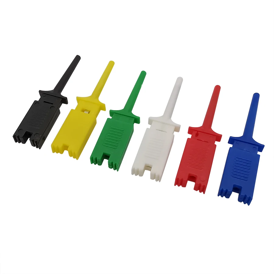 10Pcs-6-Colors-Test-Probe-Hook-Clips-For-SMD-IC-Hook-Probe-Jumper-Test ...