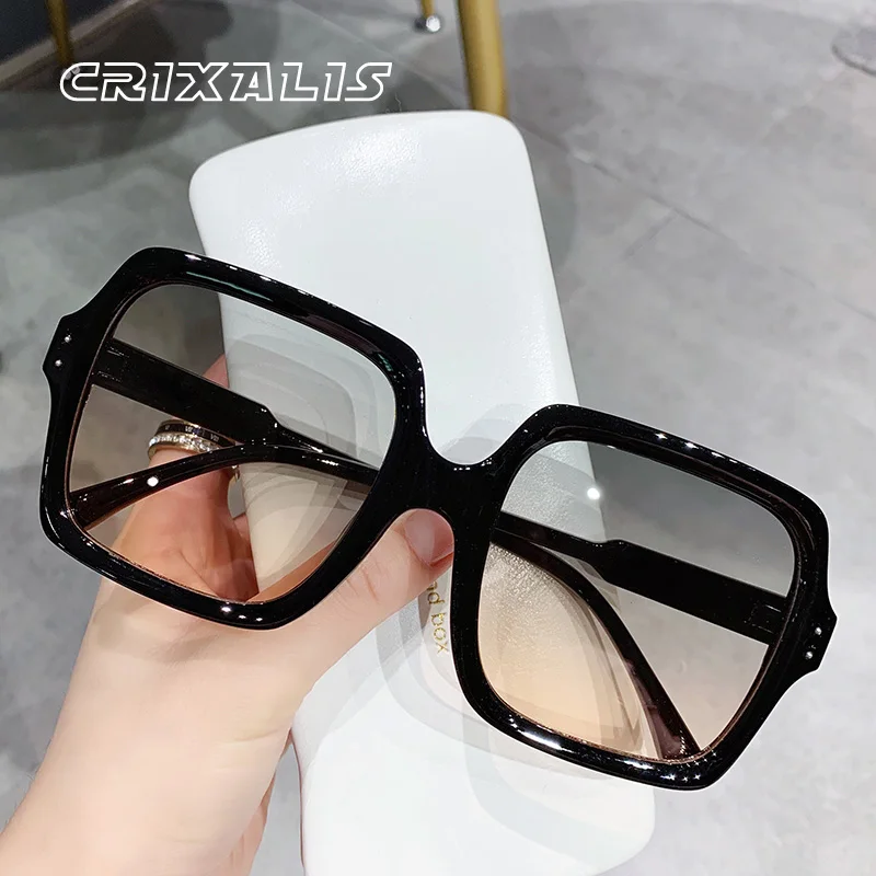 CRIXALIS-Oversized-Sunglasses-Women-Vintage-Square-Gradient-Sun-Glasses ...