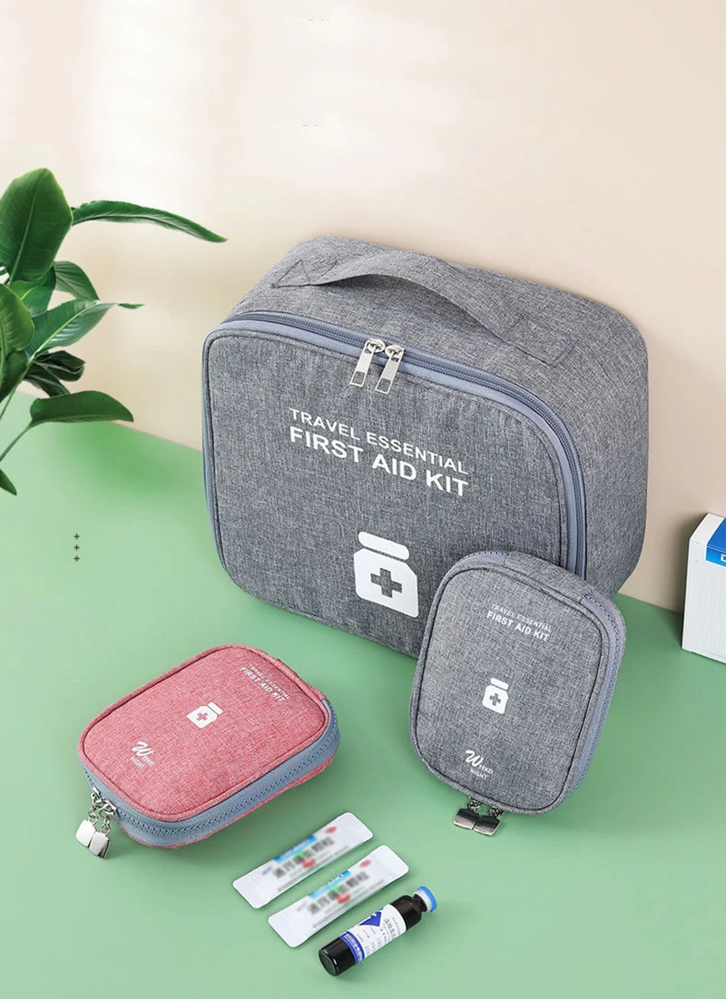 Trousse de secours,Trousse de premiers soins portable Oxford,sac de rangement pour médicaments ...