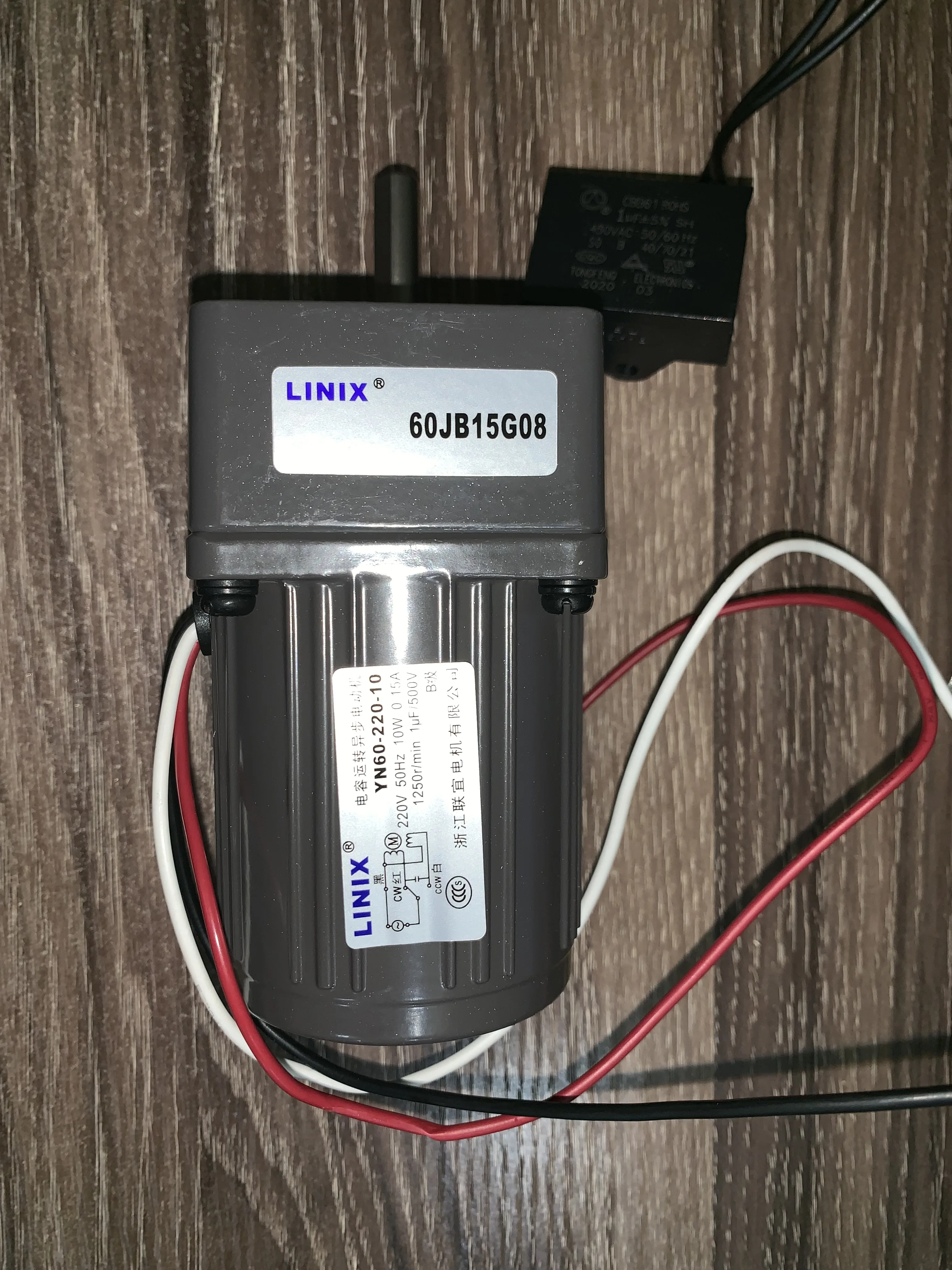3 lines Constant speed Deceleration DC Motor LINIX Motor DC Gear Motor YN60-220-10/60JB1 5G0832 ...