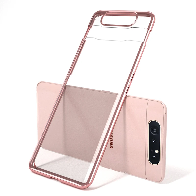 Capa transparente para samsung galaxy a80, capa protetora completa à ...