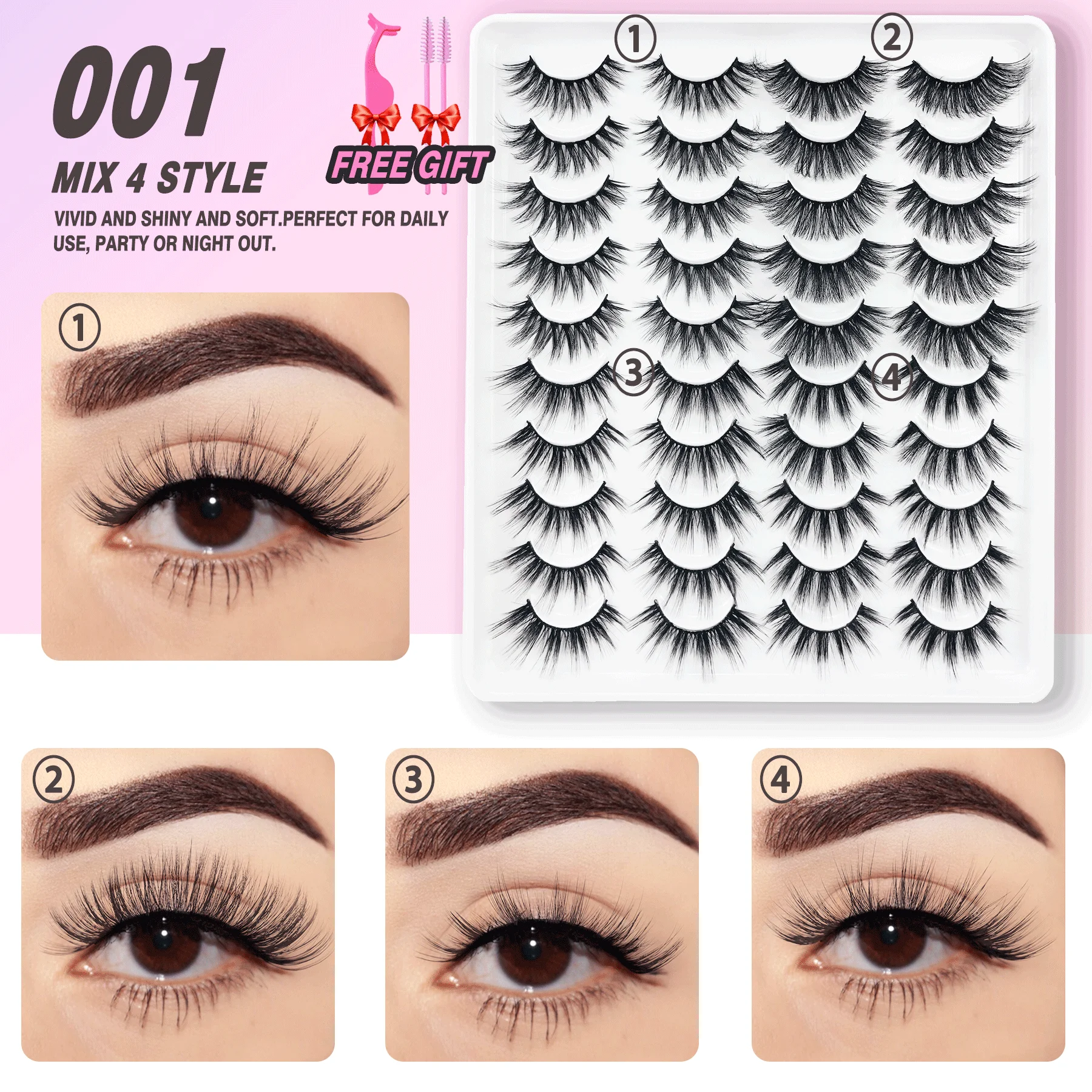 False Eyelashes Pack