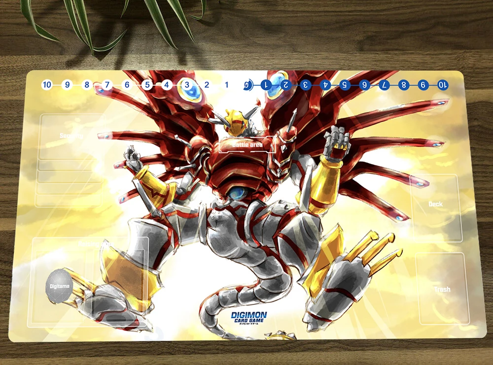 Anime Digimon Playmat ShineGreymon 트레이딩 카드 게임 매트 DTCG CCG 매트 마우스 데스크 패드 ...