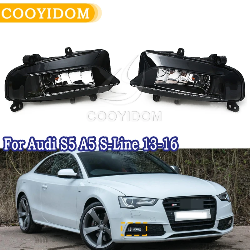 Car-Fog-Light-For-Audi-S5-A5-S-Line-2013-2016-Front-Fog-Lamp-Assembly ...