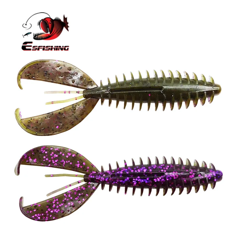 ESFISHING Soft Lures Chunk Craw 6pcs 110mm Wholesale Soft Baits PVA ...