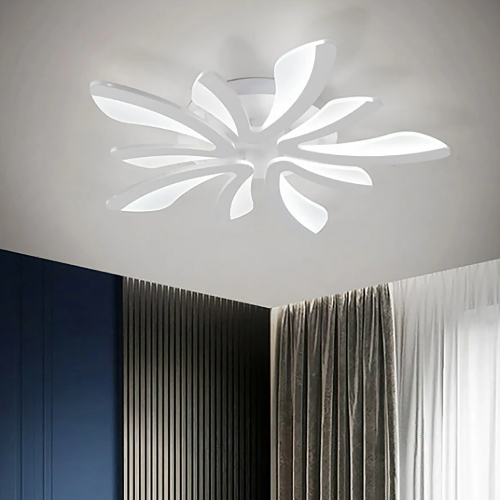 Ganeed-Modern-Acrylic-Torch-Shape-LED-Ceiling-Light-50W-Flush-Mount ...