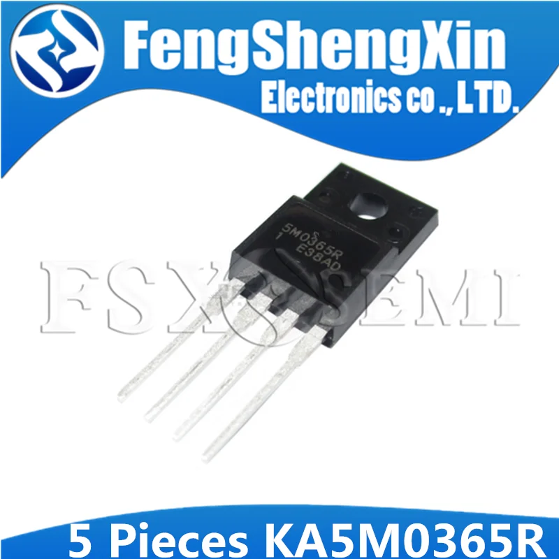 5PCS KA5M0365R TO 220F KA5M0365 TO 220 5M365R 5M0365R|Integrated ...
