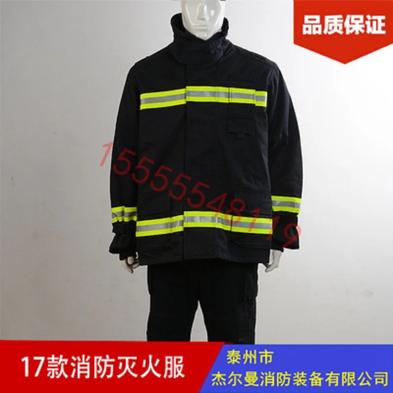 Genuine-Fire-extinguishing-fire-under-fire-fighting-suit-navy-color ...