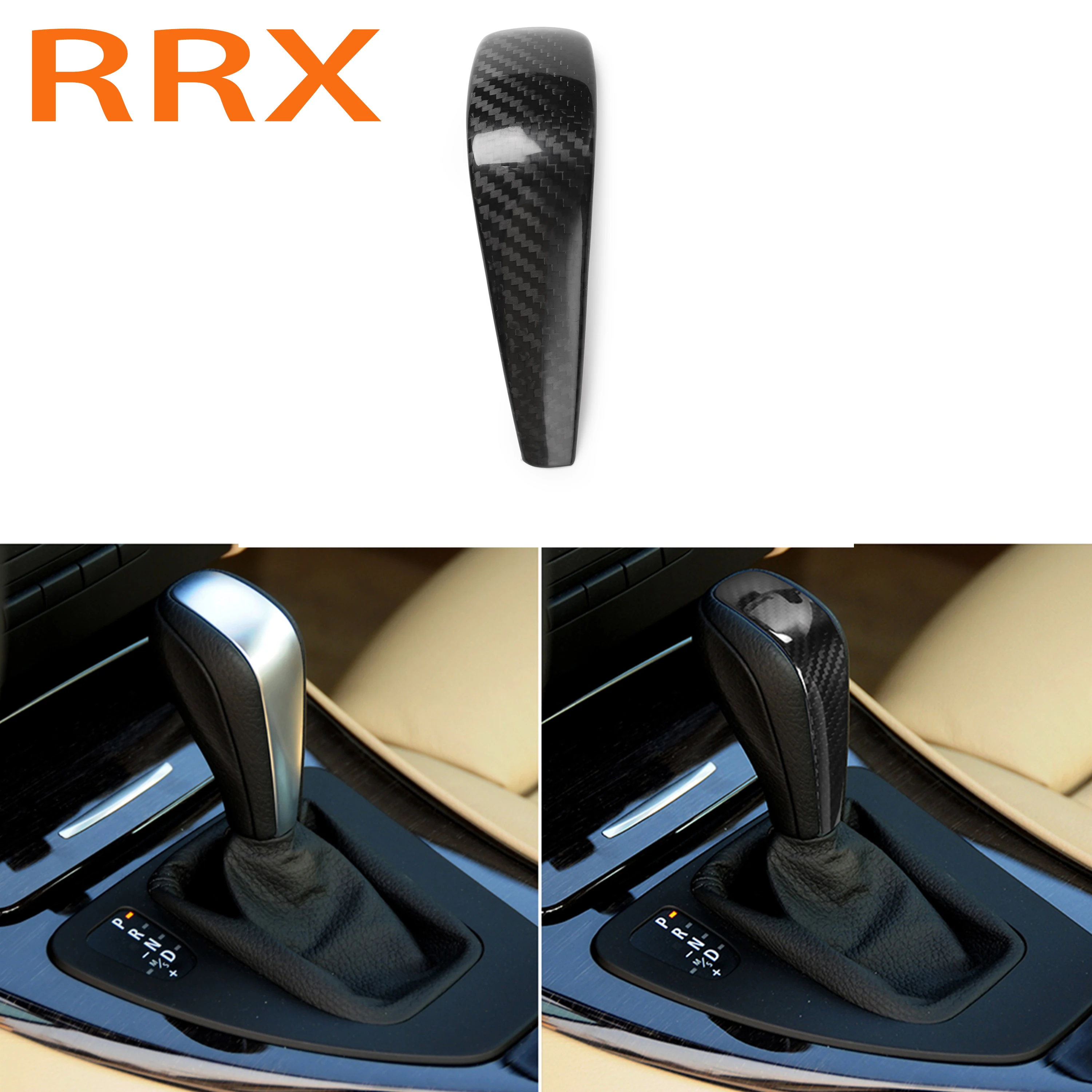 For-BMW-E90-E91-E92-E93-Gear-Shift-Head-Cover-Sticker-Car-Styling ...