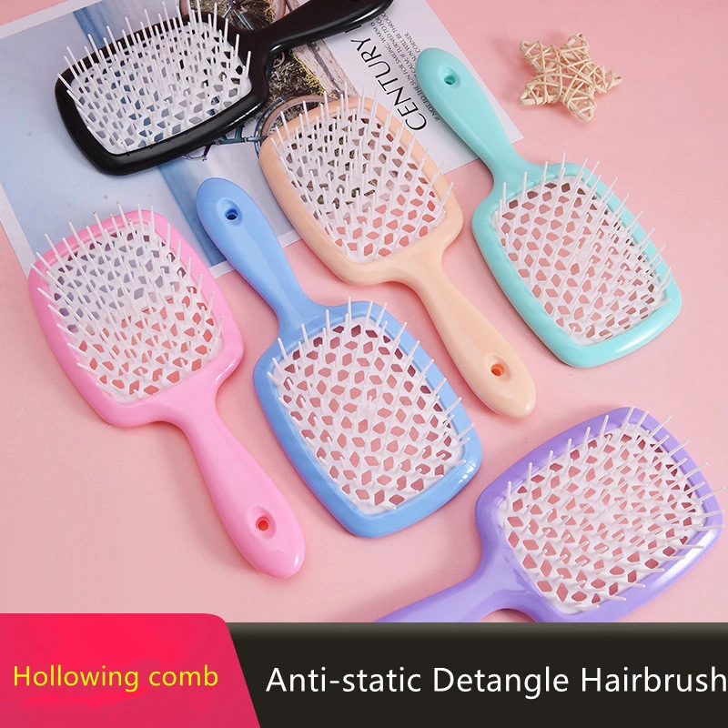 Tangled Hair Brush Salon Hair Styling Tools Large Plate Combs Massage ...