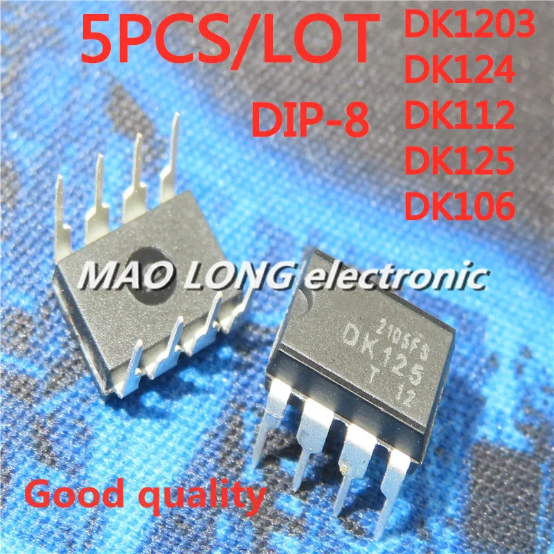 5ชิ้น/ล็อต DK1203 DK124 DK112 DK125 DK106 DIP 8ชิปจ่ายไฟใหม่ในสต็อก ...